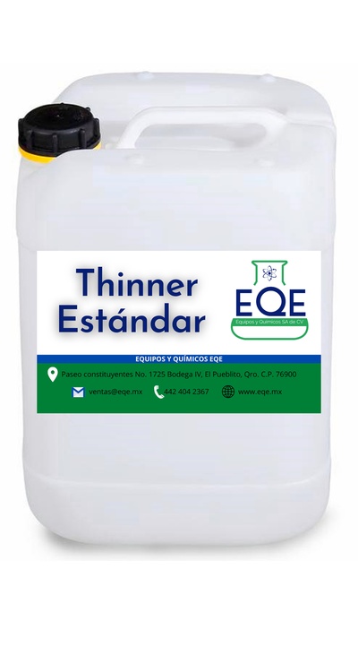 Producto Thinner Estándar en - Equipos y Químicos EQE